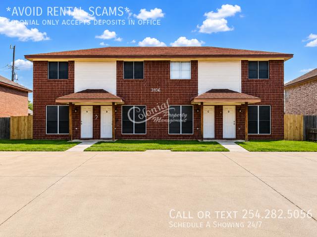2 BR, 1 BA Apartment 3805 Woodrow Drive, Killeen, TX 76549