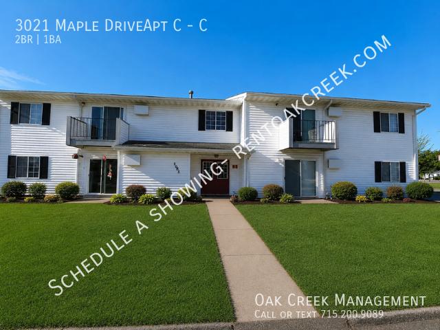 2 BR, 1 BA Apartment 3021 Maple DriveApt C, Plover, WI 54467