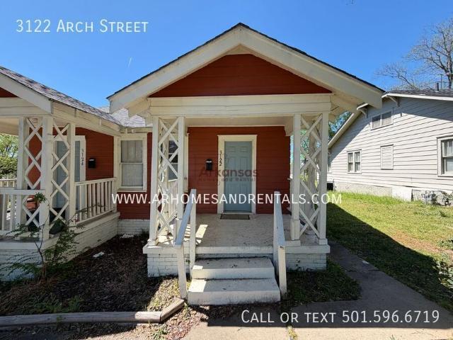 2 BR, 1 BA Apartment 3122 Arch Street, Little Rock, AR 72206