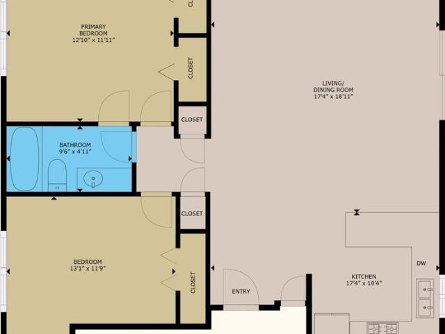 2 BR, 1 BA Apartment 3131 48th Ave South, Saint Petersburg, FL 33712