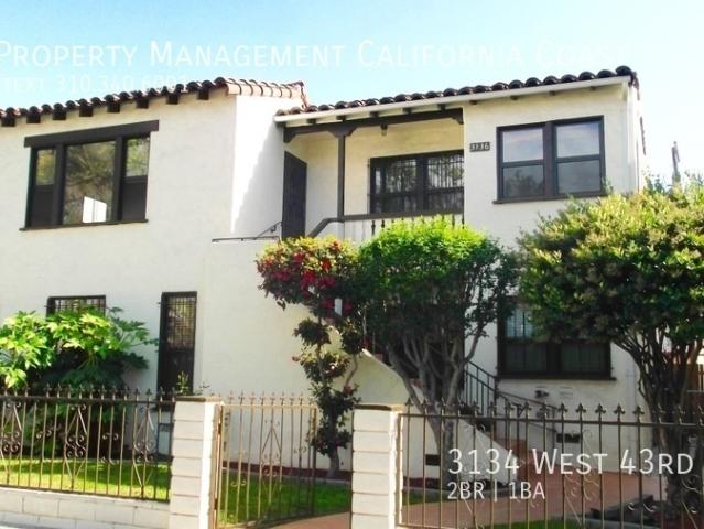 2 BR, 1 BA Apartment 3134 West 43rd Place, Los Angeles, CA 90008