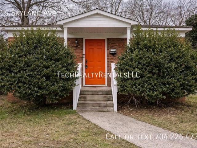 2 BR, 1 BA Apartment 316 Skyland Ave, Charlotte, NC 28205