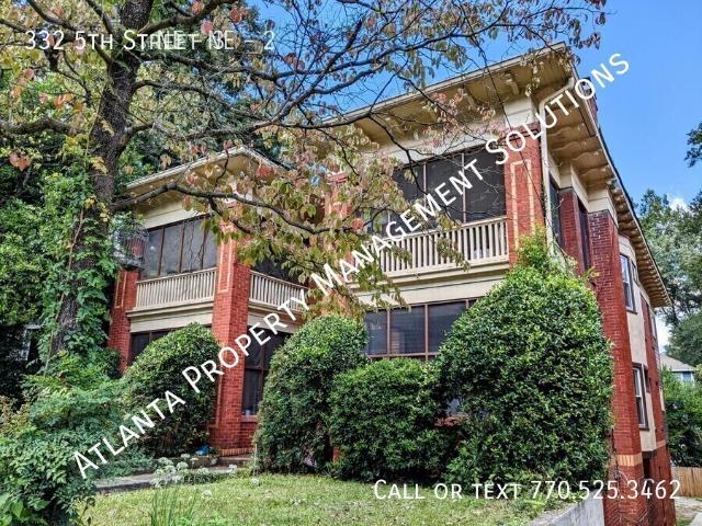2 BR, 1 BA Apartment 332 5th St NE, Atlanta, GA 30308