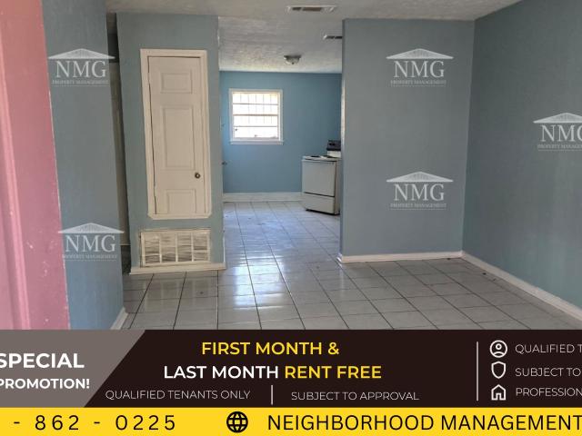 2 BR, 1 BA Apartment 3380 Shady Oaks St, Jackson, MS 39213