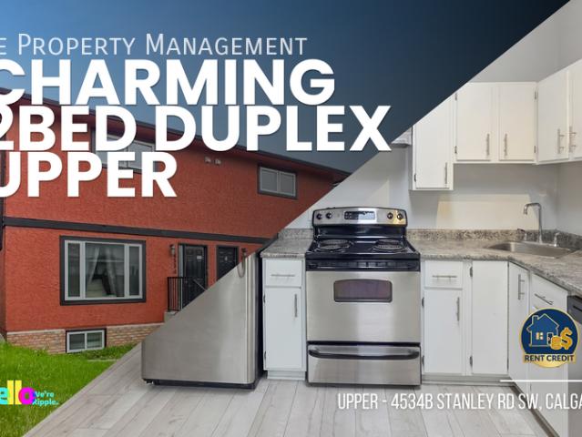 2 BR, 1 BA Apartment 4534b Stanley Rd SW, Calgary, AB T2S 2P9