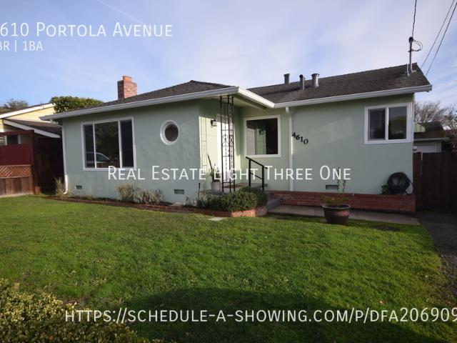 2 BR, 1 BA Apartment 4610 Portola Avenue, Santa Cruz, CA 95062