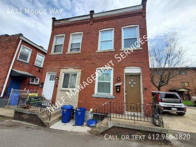 2 BR, 1 BA Apartment 4632 Modoc Way, Pittsburgh, PA 15201