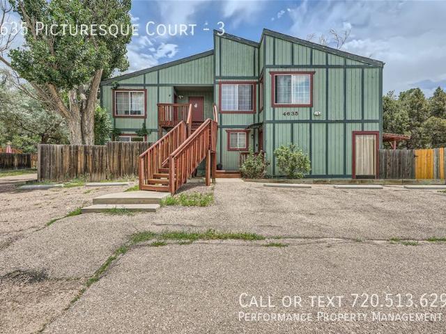 2 BR, 1 BA Apartment 4635 Picturesque Court, Colorado Springs, CO 80917
