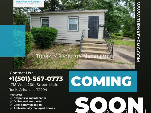 2 BR, 1 BA Apartment 4718 W 26th St, Little Rock, AR 72204