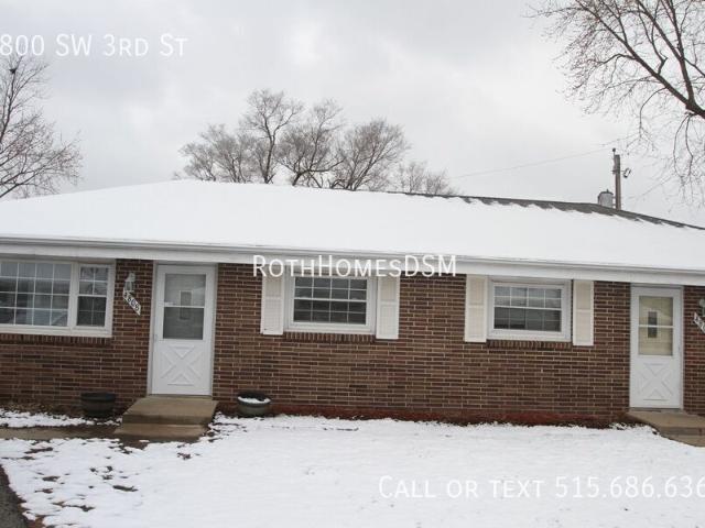 2 BR, 1 BA Apartment 4800 SW 3rd St, Des Moines, IA 50315