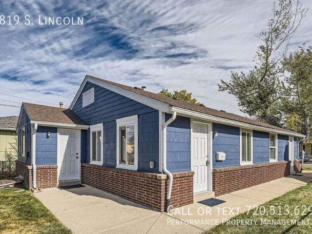 2 BR, 1 BA Apartment 4819 S. Lincoln, Englewood, CO 80113