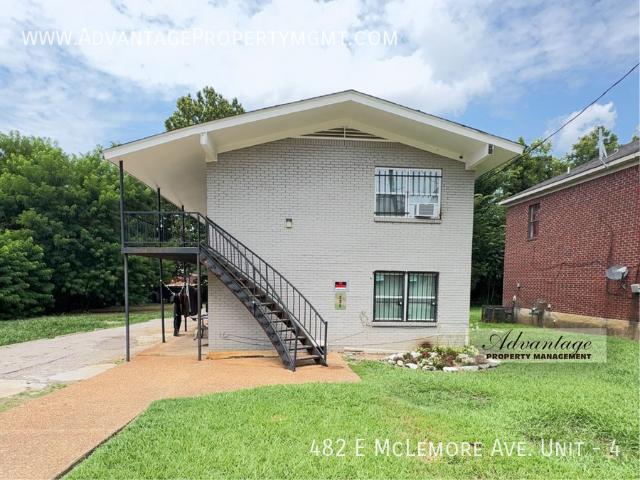 2 BR, 1 BA Apartment 482 E McLemore Ave. Unit, Memphis, TN 38106