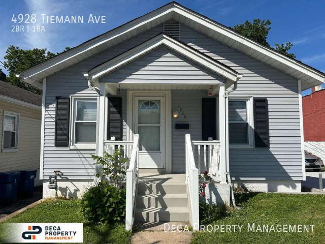 2 BR, 1 BA Apartment 4928 Tiemann Ave, Saint Louis, MO 63123