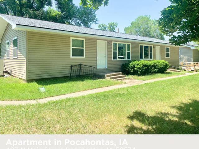 2 BR, 1 BA Apartment 403 N Main St, Unit #2, Pocahontas, IA 50574