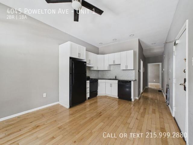 2 BR, 1 BA Apartment 4045 Powelton Ave, Philadelphia, PA 19104