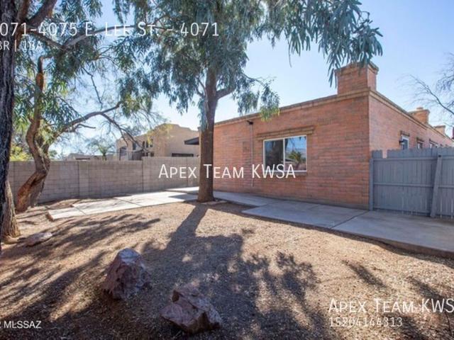 2 BR, 1 BA Apartment 4071 4075 E. Lee St Tucson, AZ 85712