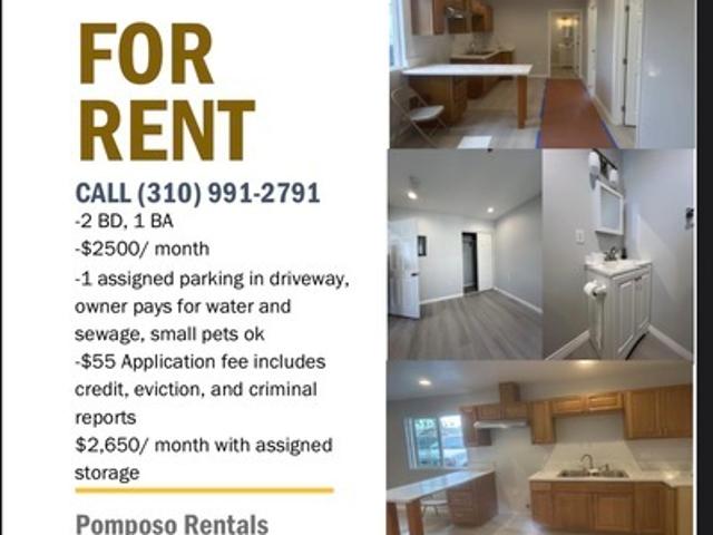 2 BR, 1 BA Apartment 4076 W 103rd St, Unit Unit A, Inglewood, CA 90304