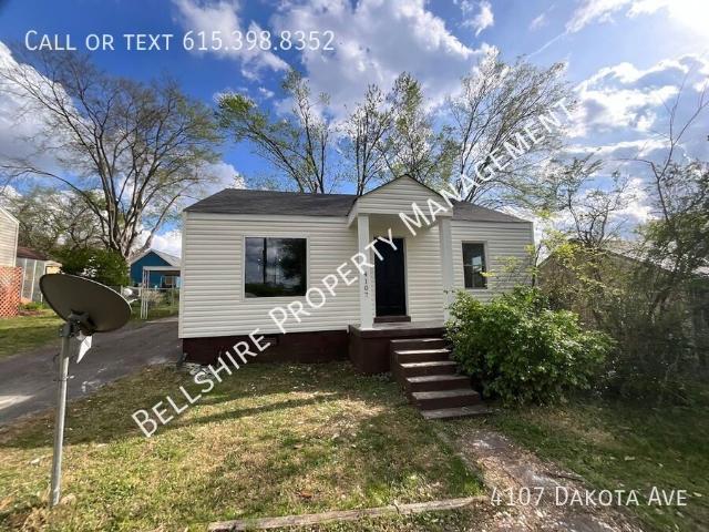 2 BR, 1 BA Apartment 4107 Dakota Ave, Nashville, TN 37209