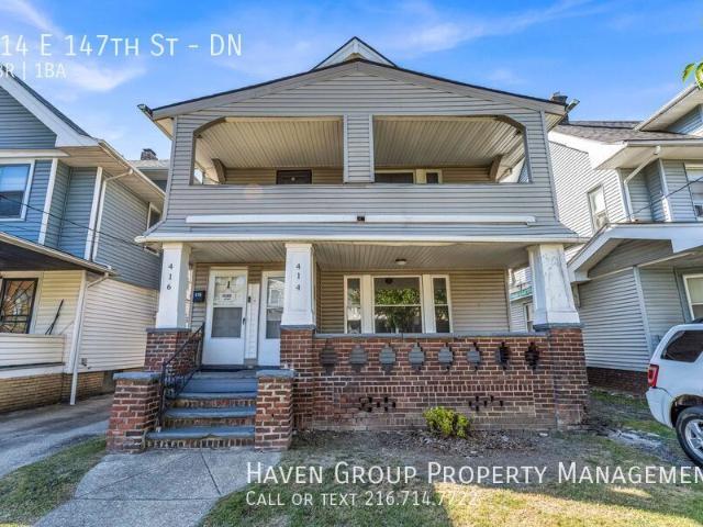 2 BR, 1 BA Apartment 414 E 147th St, Cleveland, OH 44110
