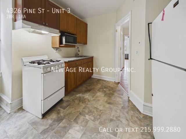 2 BR, 1 BA Apartment 4326 Pine St, Philadelphia, PA 19104