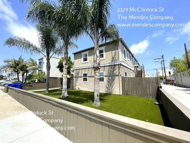 2 BR, 1 BA Apartment 4329 McClintock St San Diego, CA 92105