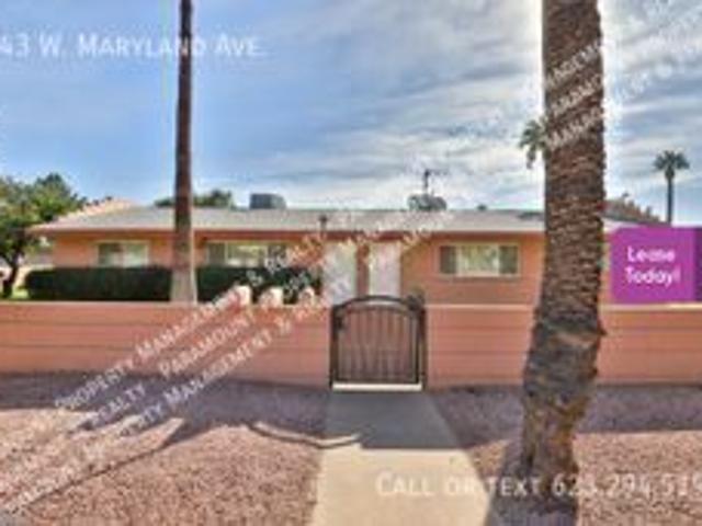 2 BR, 1 BA Apartment 543 W. Maryland Ave Phoenix, AZ 85013