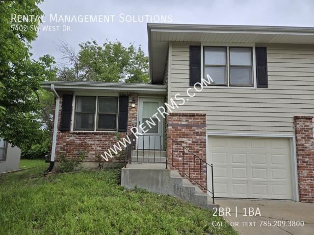 2 BR, 1 BA Apartment 5402 SW West Dr Topeka, KS 66606