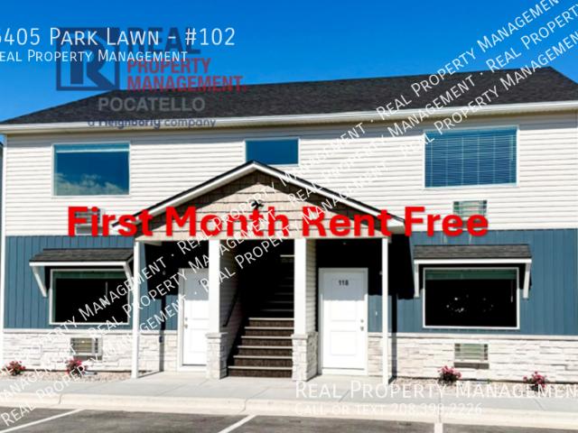 2 BR, 1 BA Apartment 5405 Park Lawn, Chubbuck, ID 83202