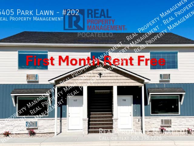 2 BR, 1 BA Apartment 5405 Park Lawn, Chubbuck, ID 83202