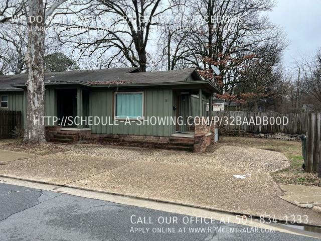 2 BR, 1 BA Apartment 5423 B St Little Rock, AR 72205