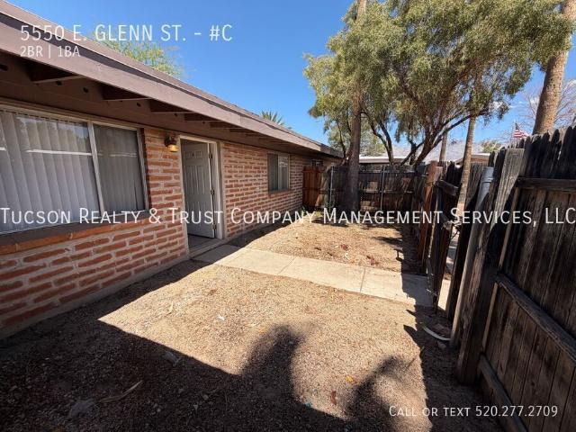 2 BR, 1 BA Apartment 5550 E. GLENN ST TUCSON, AZ 85712