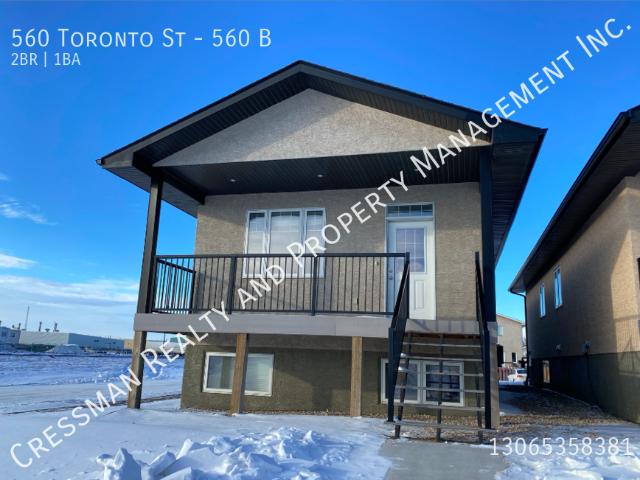 2 BR, 1 BA Apartment 560 Toronto St, Regina, SK S4R 1M6