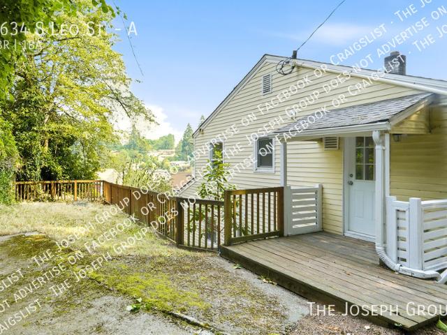 2 BR, 1 BA Apartment 5634 S Leo St Seattle, WA 98178