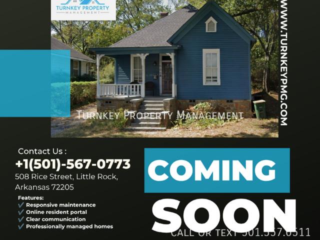 2 BR, 1 BA Apartment 508 Rice St, Little Rock, AR 72205