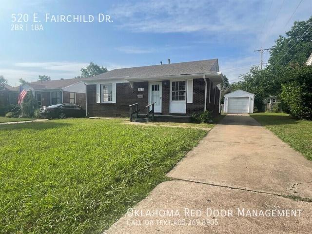 2 BR, 1 BA Apartment 520 E. Fairchild Dr Midwest City, OK 73110