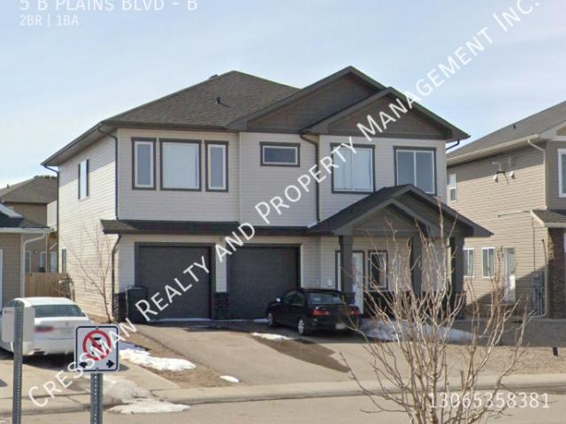 2 BR, 1 BA Apartment 5 B Plains Blvd, Pilot Butte, SK S0G3Z0
