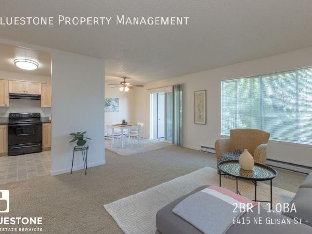 2 BR, 1 BA Apartment 6415 NE Glisan St, Portland, OR 97213