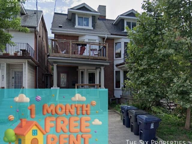 2 BR, 1 BA Apartment 689 Euclid Ave, Toronto, ON M6G 2T8