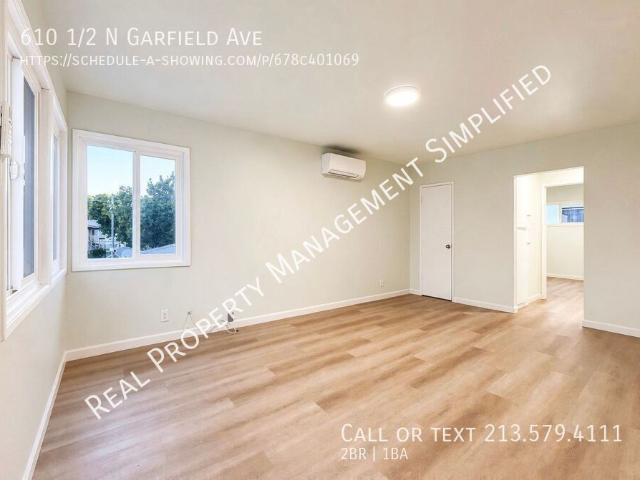 2 BR, 1 BA Apartment 610 1/2 N Garfield Ave, Montebello, CA 90640