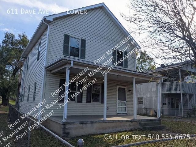 2 BR, 1 BA Apartment 611 Dave Ave SE, Roanoke, VA 24013