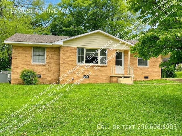 2 BR, 1 BA Apartment 617 Austin Drive NW, Huntsville, AL 35805