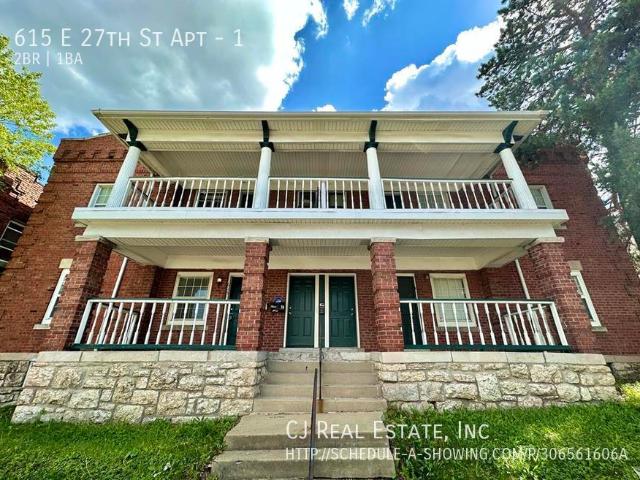 2 BR, 1 BA Apartment 615 E 27th St Apt, Kansas City, MO 64108