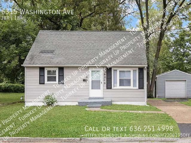 2 BR, 1 BA Apartment 6315 Washington Ave, St Louis, MO 63134