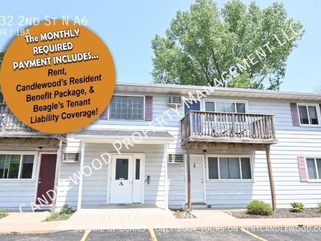 2 BR, 1 BA Apartment 632 2nd St N A6, Stevens Point, WI 54481