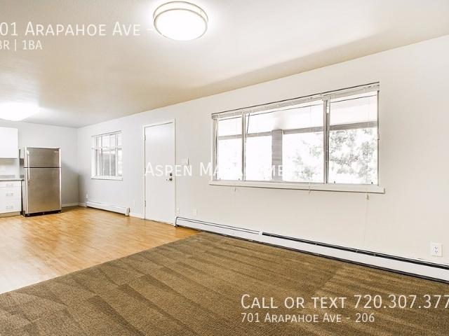 2 BR, 1 BA Apartment 701 Arapahoe Ave, Boulder, CO 80302