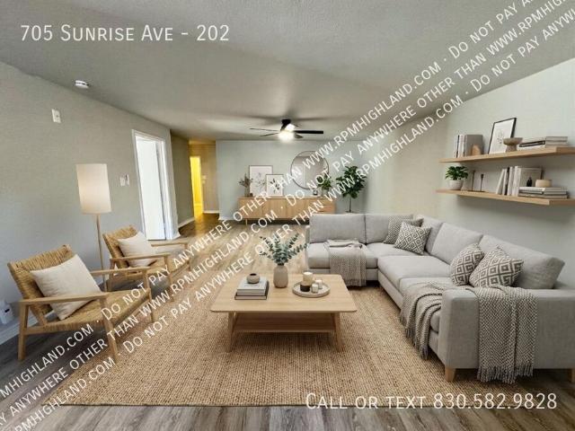 2 BR, 1 BA Apartment 705 Sunrise Ave, Sunrise Beach Village, TX 78643