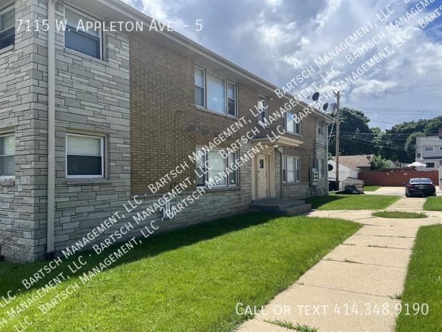 2 BR, 1 BA Apartment 7115 W. Appleton Ave Milwaukee, WI 53216