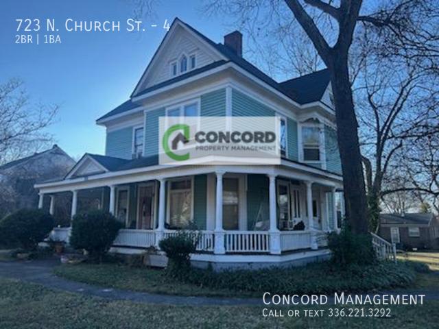 2 BR, 1 BA Apartment 723 N. Church St Greensboro, NC 27401