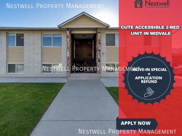 2 BR, 1 BA Apartment 8451 S Westbridge Rd, Midvale, UT 84047