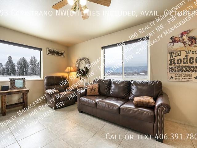 2 BR, 1 BA Apartment 893 Capistrano NW utilities included, avail. October thru May, Kalispell, MT 59901